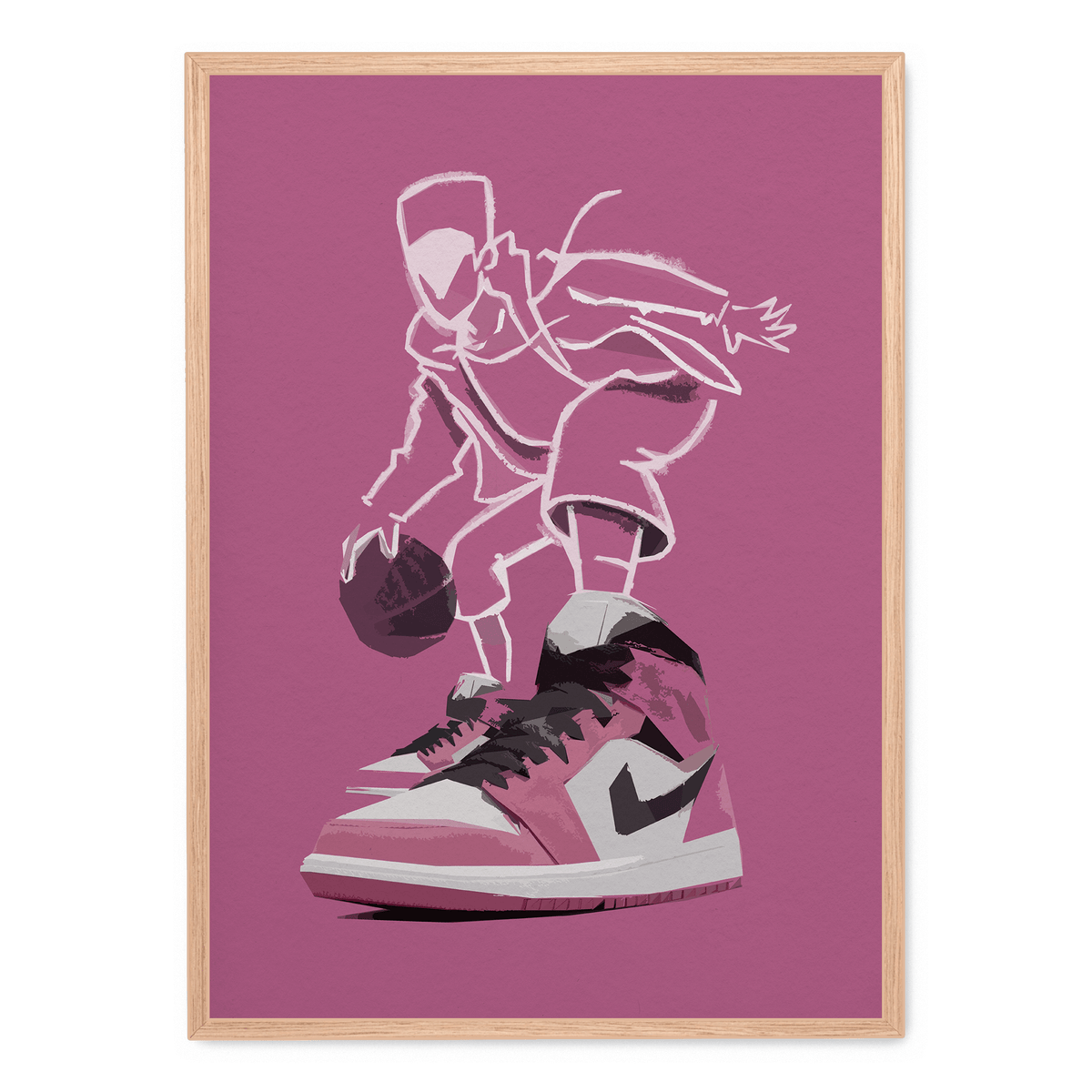 Nike Air Jordan Berry poster | Postera.nl