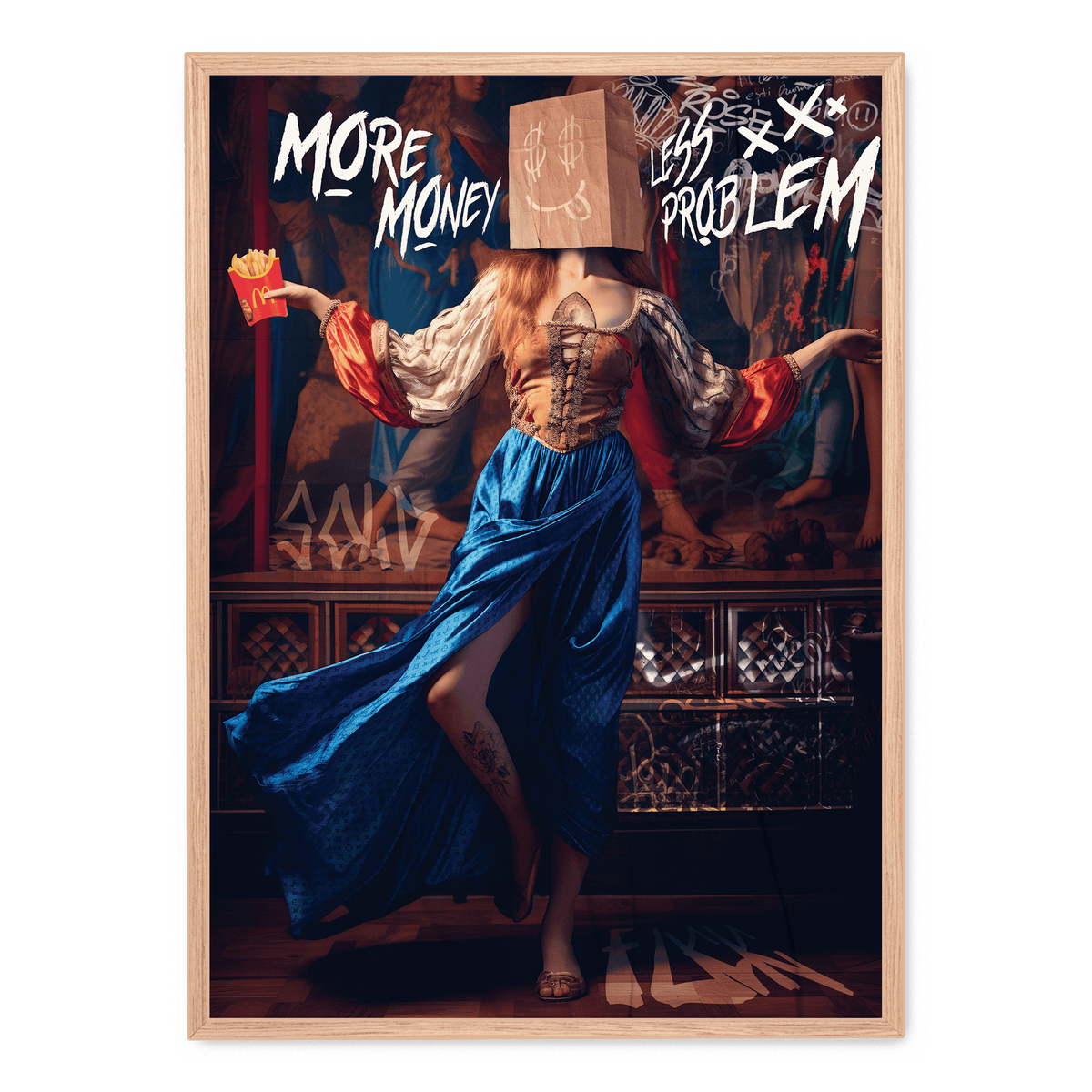 More Money Less Problem poster | Postera.nl