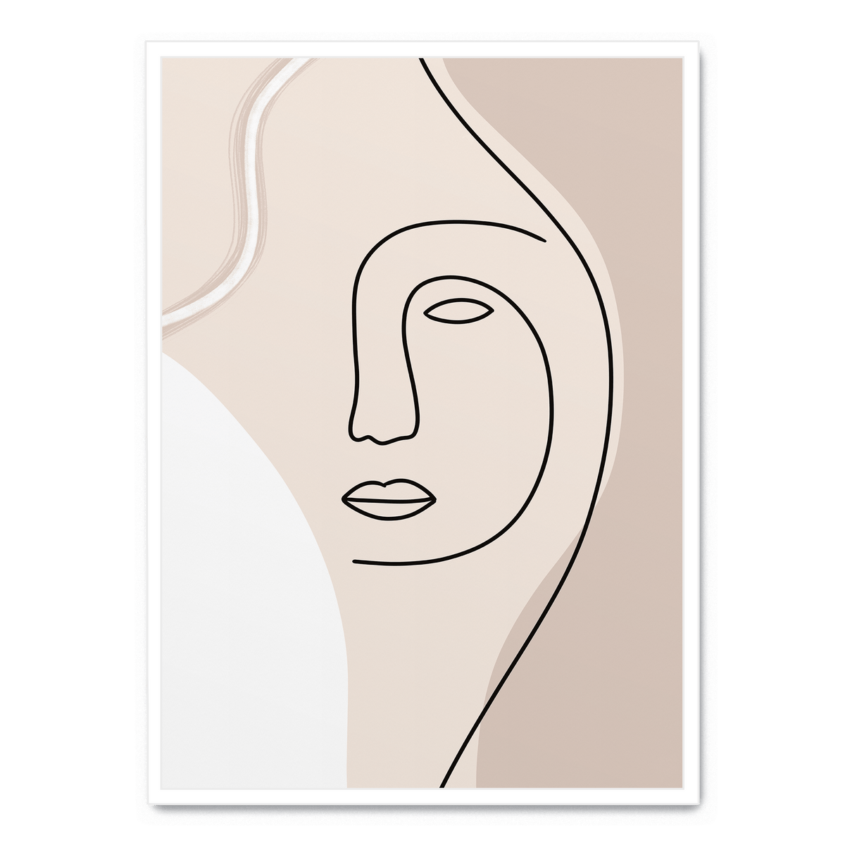 Line Face poster | Postera.nl