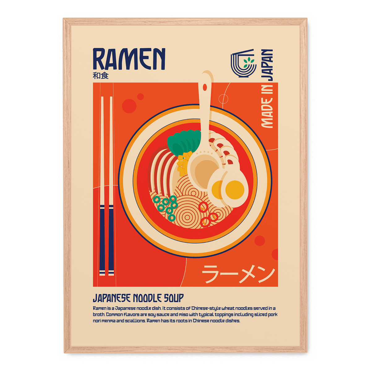 Ramen Japanese Food poster | Postera.nl