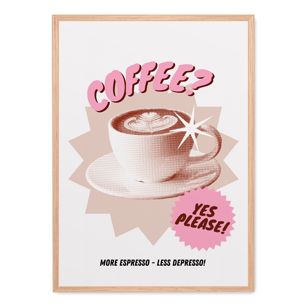 Coffee Yes Please poster | Postera.nl