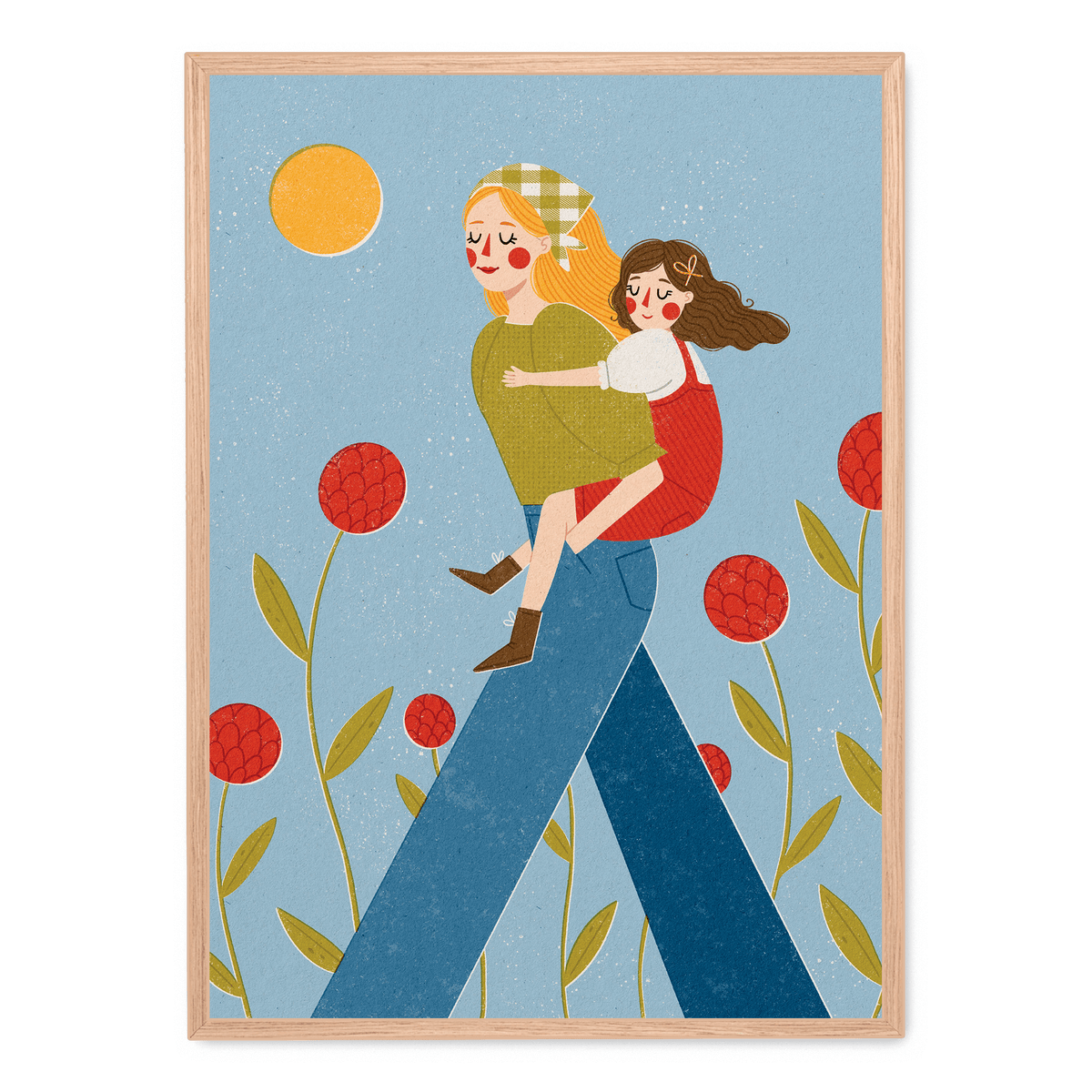 Piggy Back poster | Postera.nl