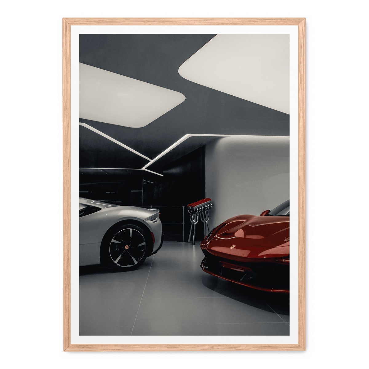 Two Ferraris poster | Postera.nl