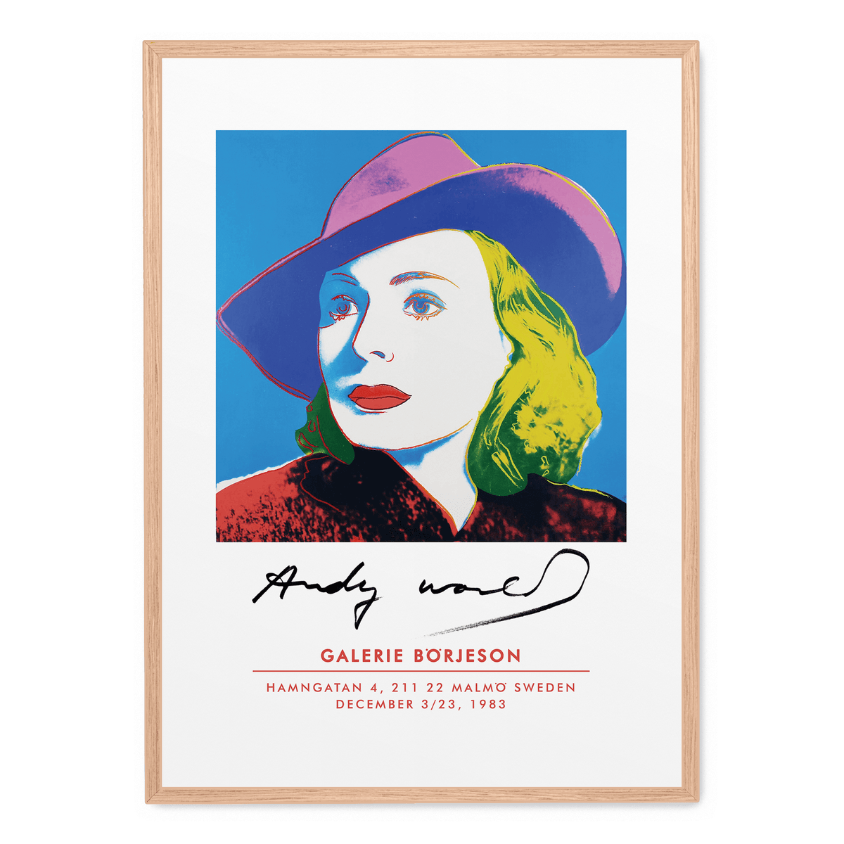 Ingrid Bergman With Hat poster | Postera.nl